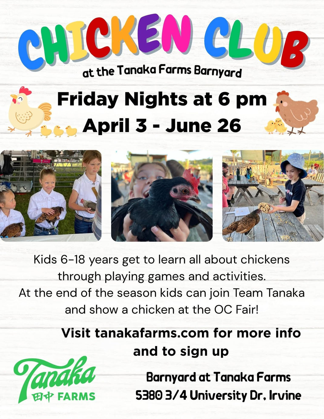 Barnyard Exhibit – Tanaka Farms